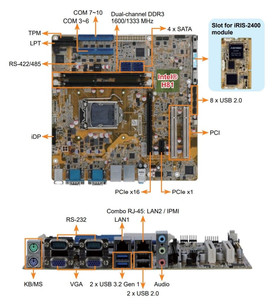 IMB-H810-i2 - microATX motherboard supports 22nm LGA1150 Intel® Core ...