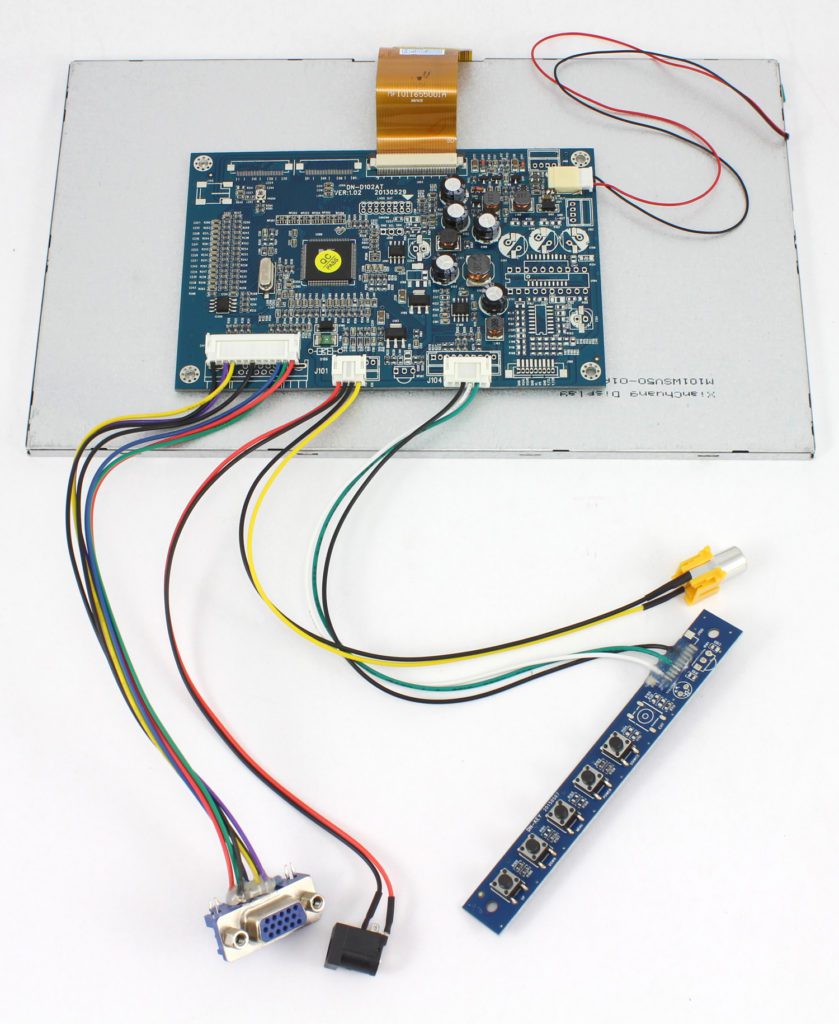 LCD102WVGAC - 10.2" LCD Module, Video & VGA Inputs - Miller Technologies