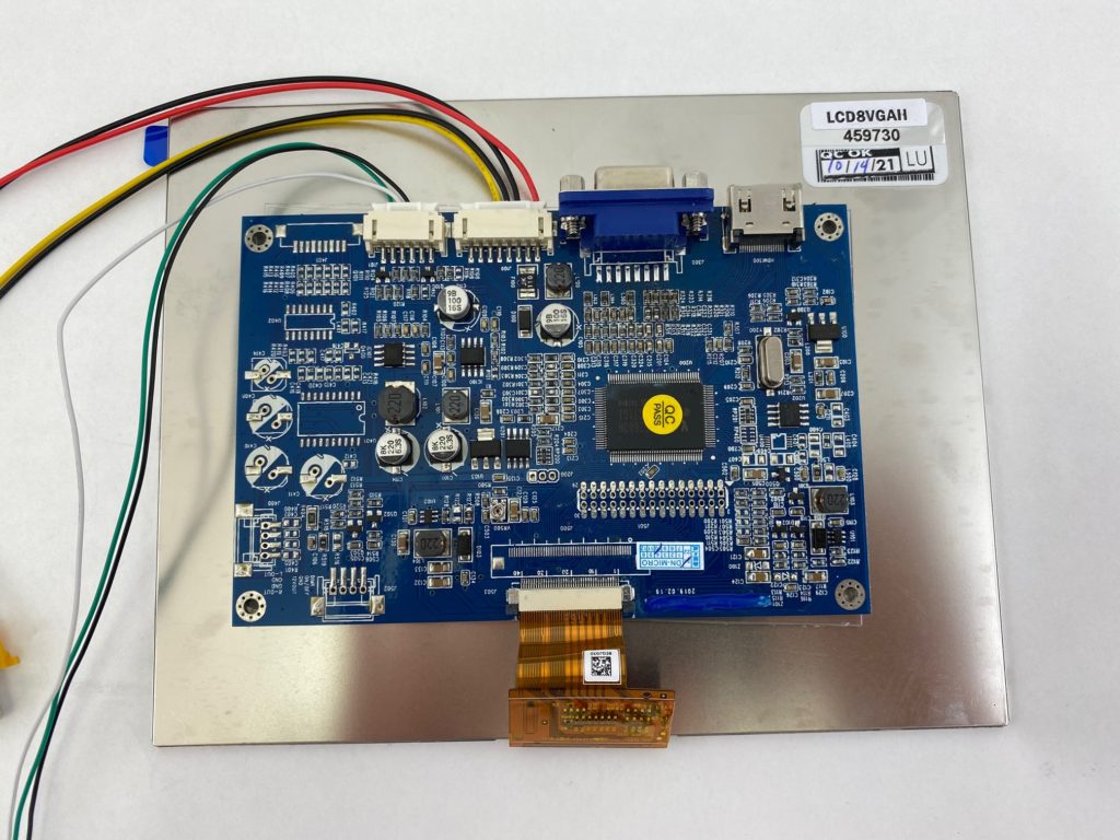 LCD8VGAH - 8" LCD Module, Video & VGA Inputs - Miller Technologies