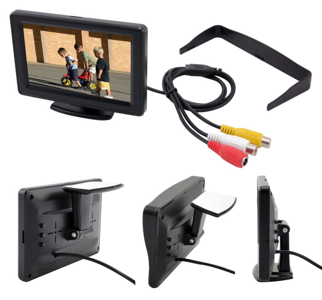 LCDP43LWN - 4.3" Widescreen Video Input Monitor - Miller Technologies