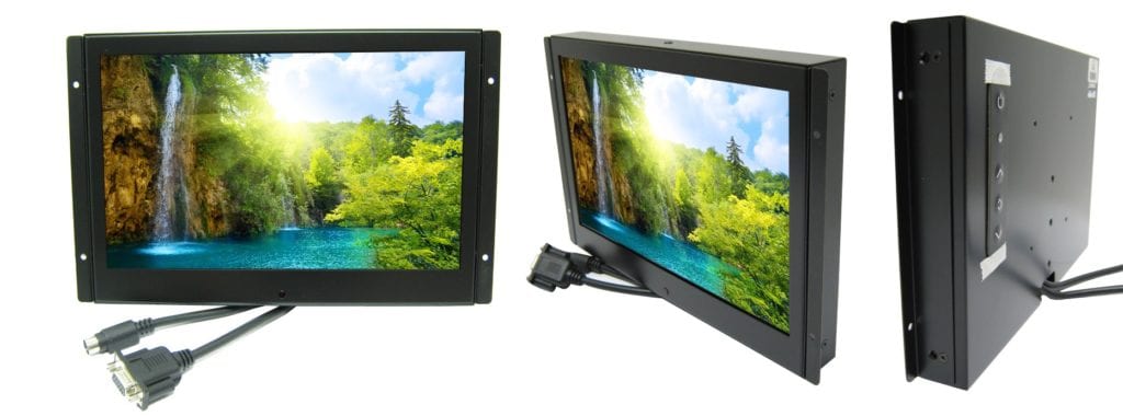 LCDM102W - 10.2" LCD Module/Monitor, Surface/Flush/VESA, Video/VGA/HDMI ...
