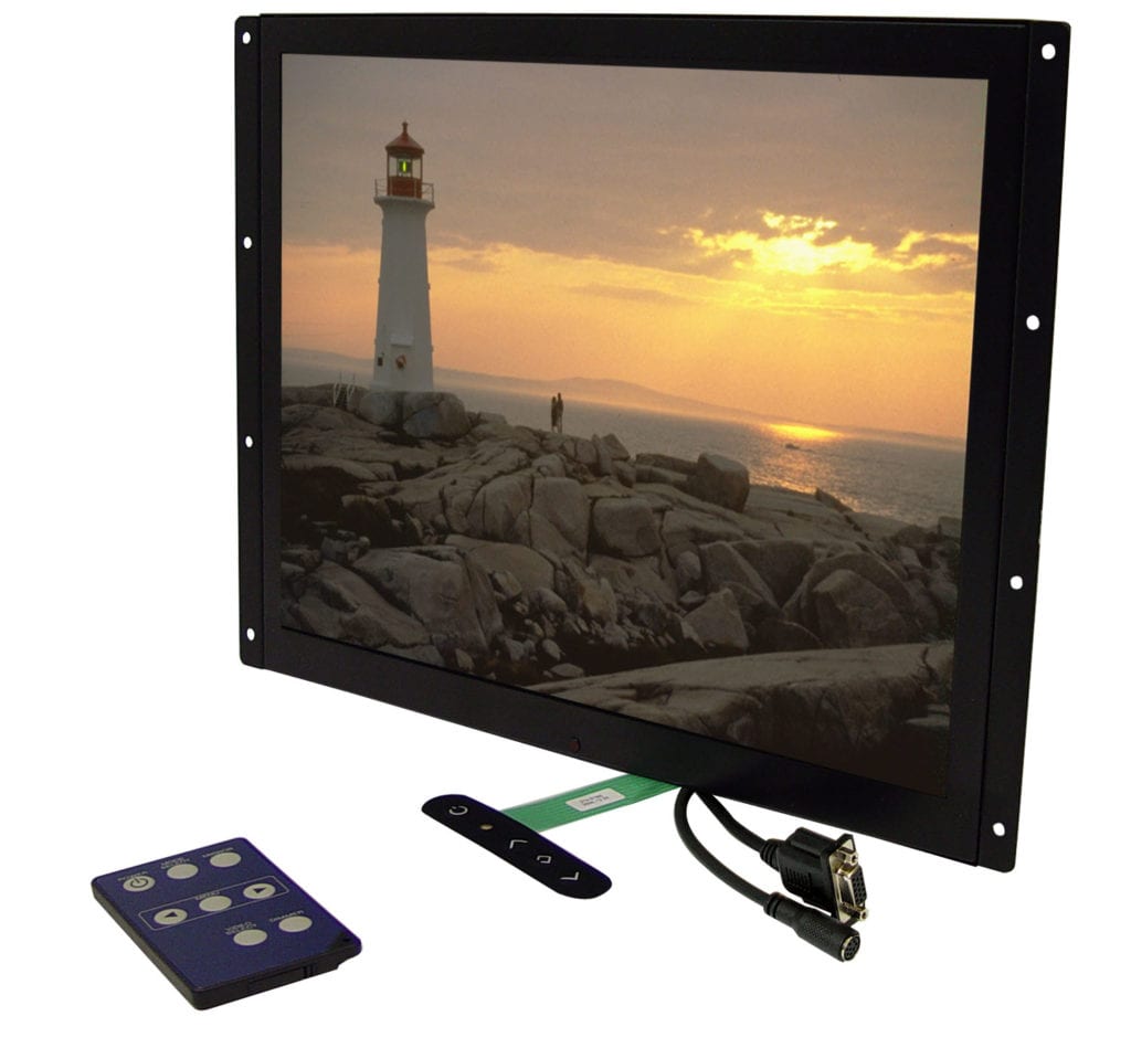 LCDM15LED - 15" LCD Monitor, Surface/Flush/VESA, Video/VGA Inputs ...