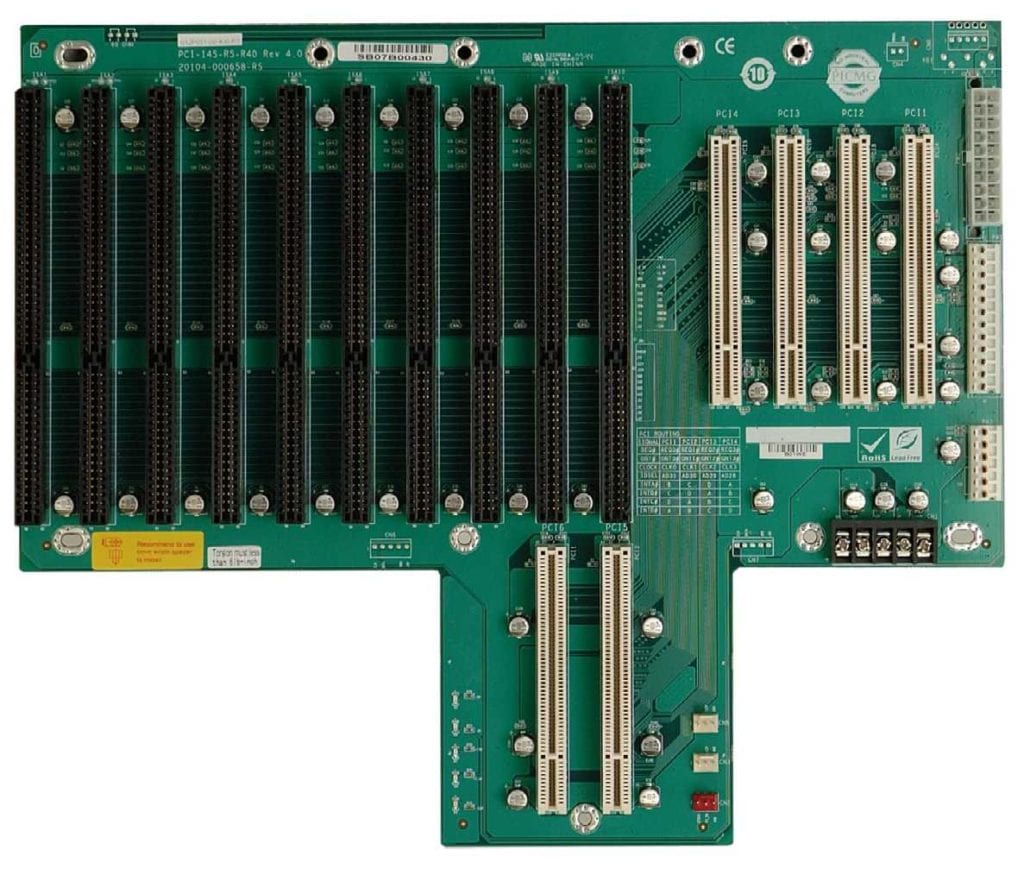 PCI-14S - 14 Slot PCI/PX Backplane with 4 PCI & 9 ISA - Miller Technologies