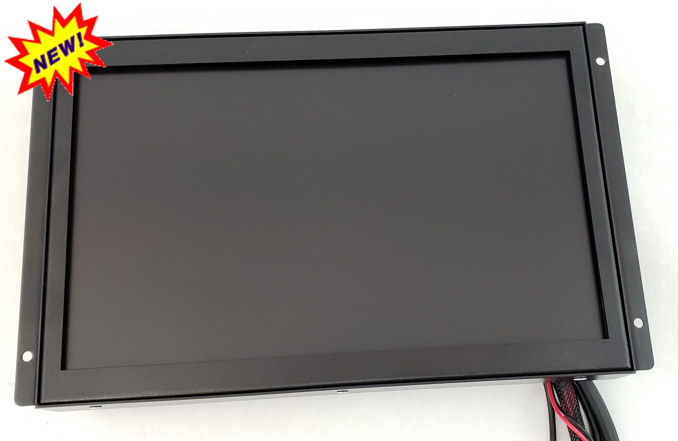 LCDMC102W - 10.2" Metal Housed Flush Mount Monitor, Video/VGA/HDMI ...